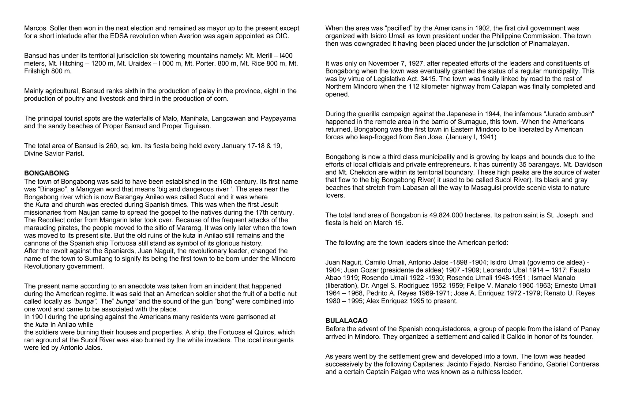 HISTORY-OF-MINDORO WITH COMPLETE HISTORY | DOCX