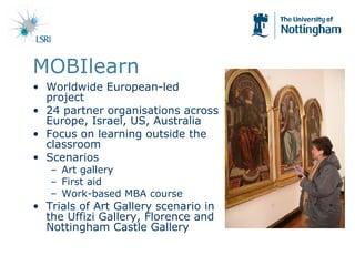 History Of Mobile Learning - mLearn 2007 doctoral consortium Oct 2007 | PPT