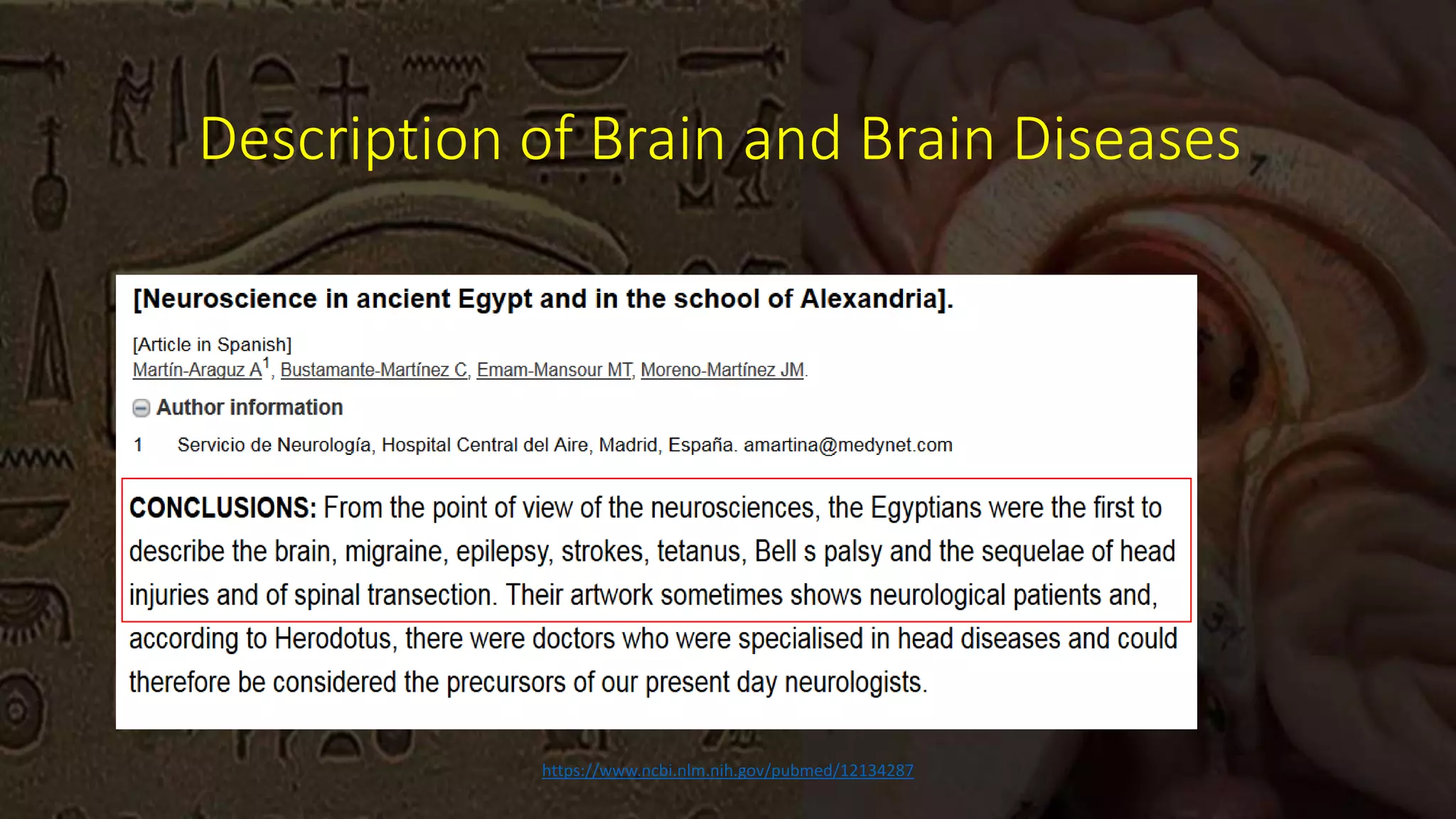 History of Neurology | PPTX