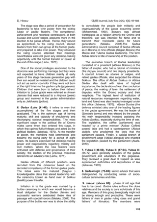 History of-oromo-social-organization-gadaa-grades-based-roles | PDF