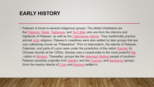 History of palawan.pptx12234567890jwop.j | PPTX | South America Travel ...
