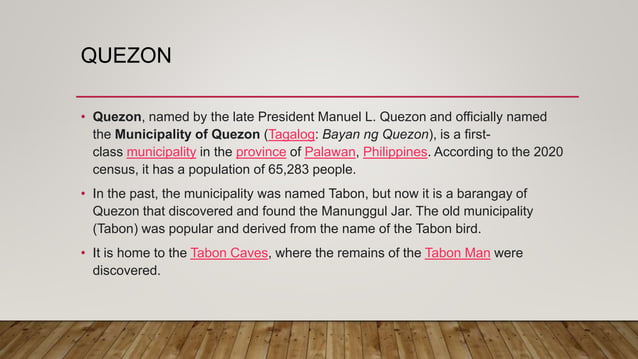 History of palawan.pptx12234567890jwop.j | PPTX | South America Travel ...