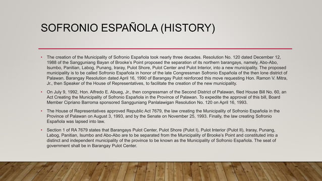 History of palawan.pptx12234567890jwop.j | PPTX | South America Travel ...