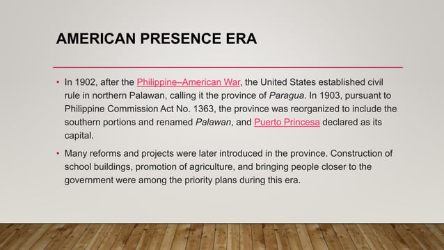 History of palawan.pptx12234567890jwop.j | PPTX | South America Travel ...