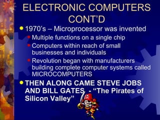 History Of Personal Computers | PPT