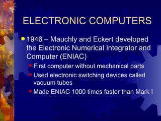History Of Personal Computers | PPT