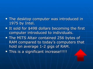 History Of Personal Computers | PPT