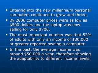 History Of Personal Computers | PPT