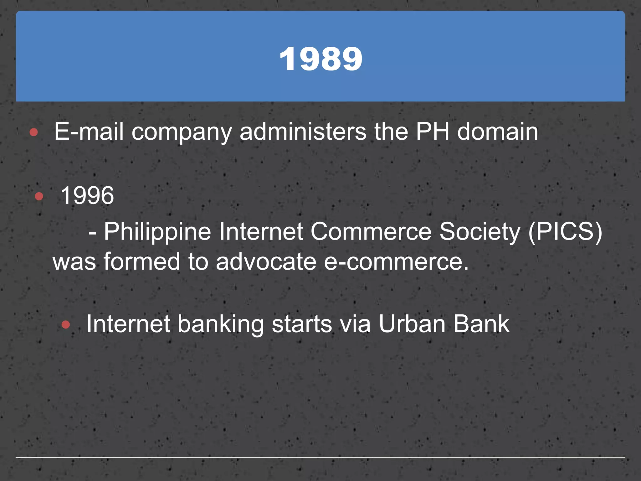 History Of Philippine Internet | PPTX | Internet | Computing