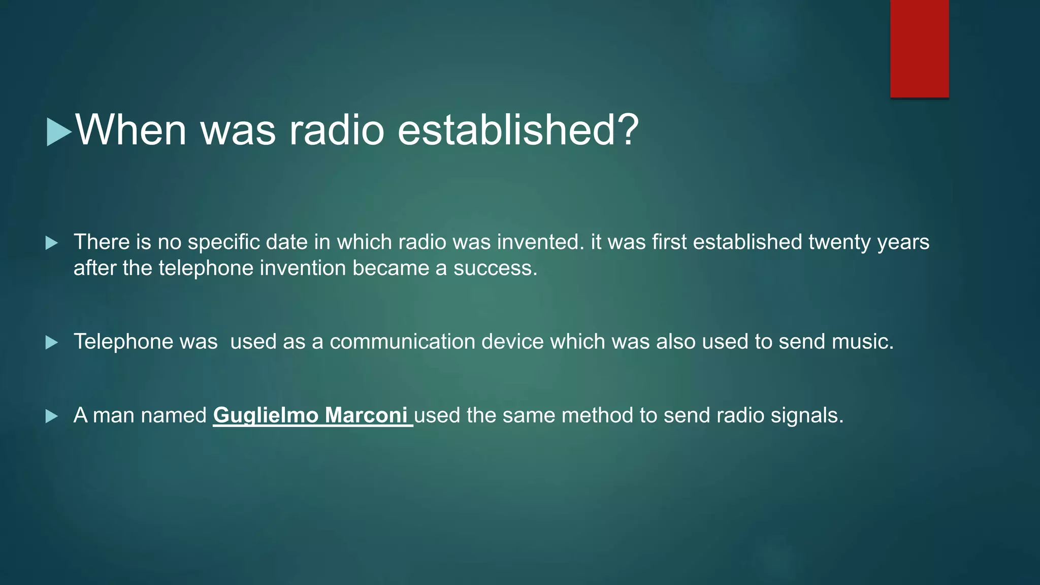 History of Radio | PPTX