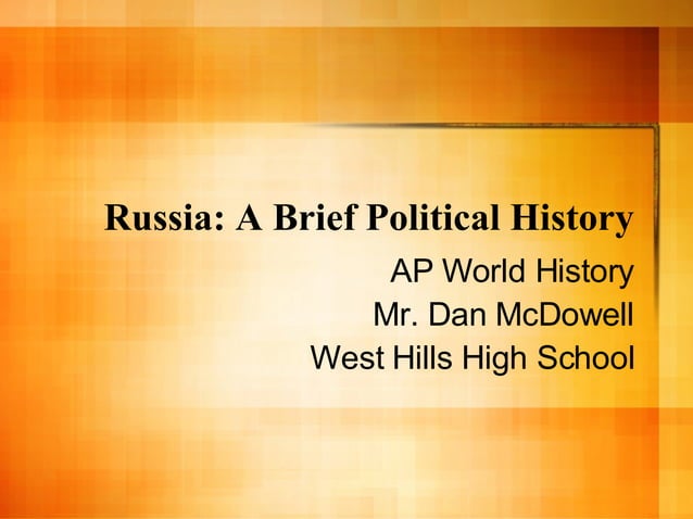 History of Russia (Until 1900s) | PPT