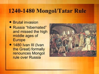 History of Russia (Until 1900s) | PPT