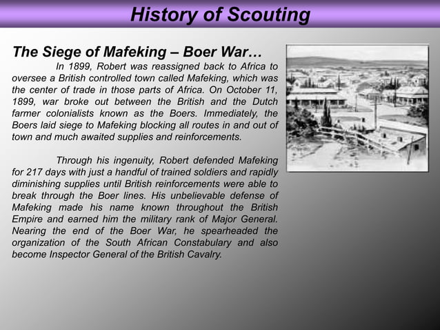 History-of-Scouting.ppt | Rugby Union | Rugby