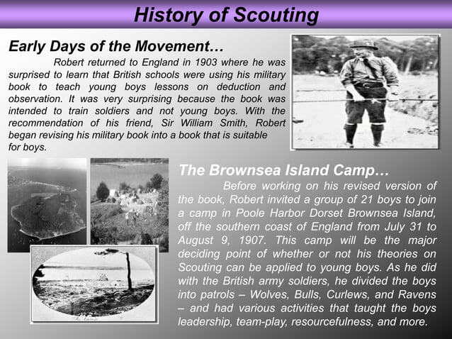 History-of-Scouting.ppt | Rugby Union | Rugby