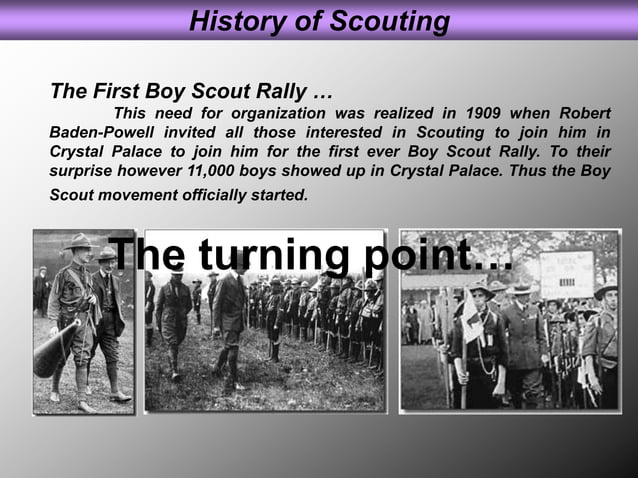 History-of-Scouting.ppt | Rugby Union | Rugby