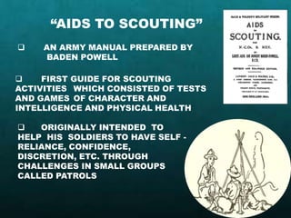 History-of-Scouting Power point presentation | PPTX