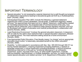 History of special education | PPTX