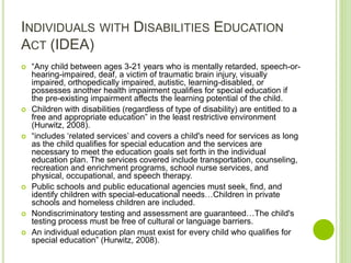 History of special education | PPTX