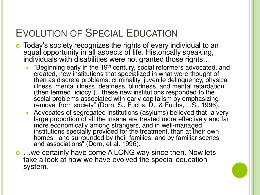 History Of Special Education history-of-special-education