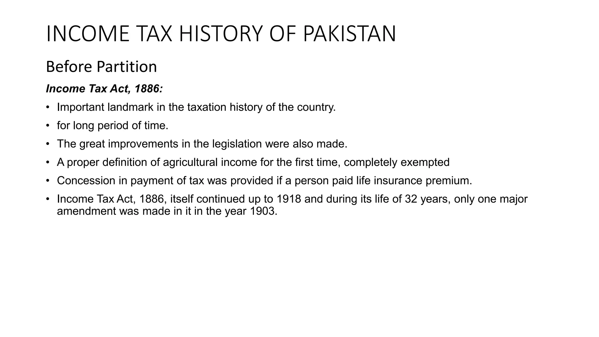 History Of Taxation in Pakistan and Income Tax Authorities | PPTX