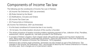 History Of Taxation in Pakistan and Income Tax Authorities | PPTX