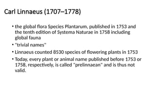 History-of-Taxonomy of general biology 2 | PPTX