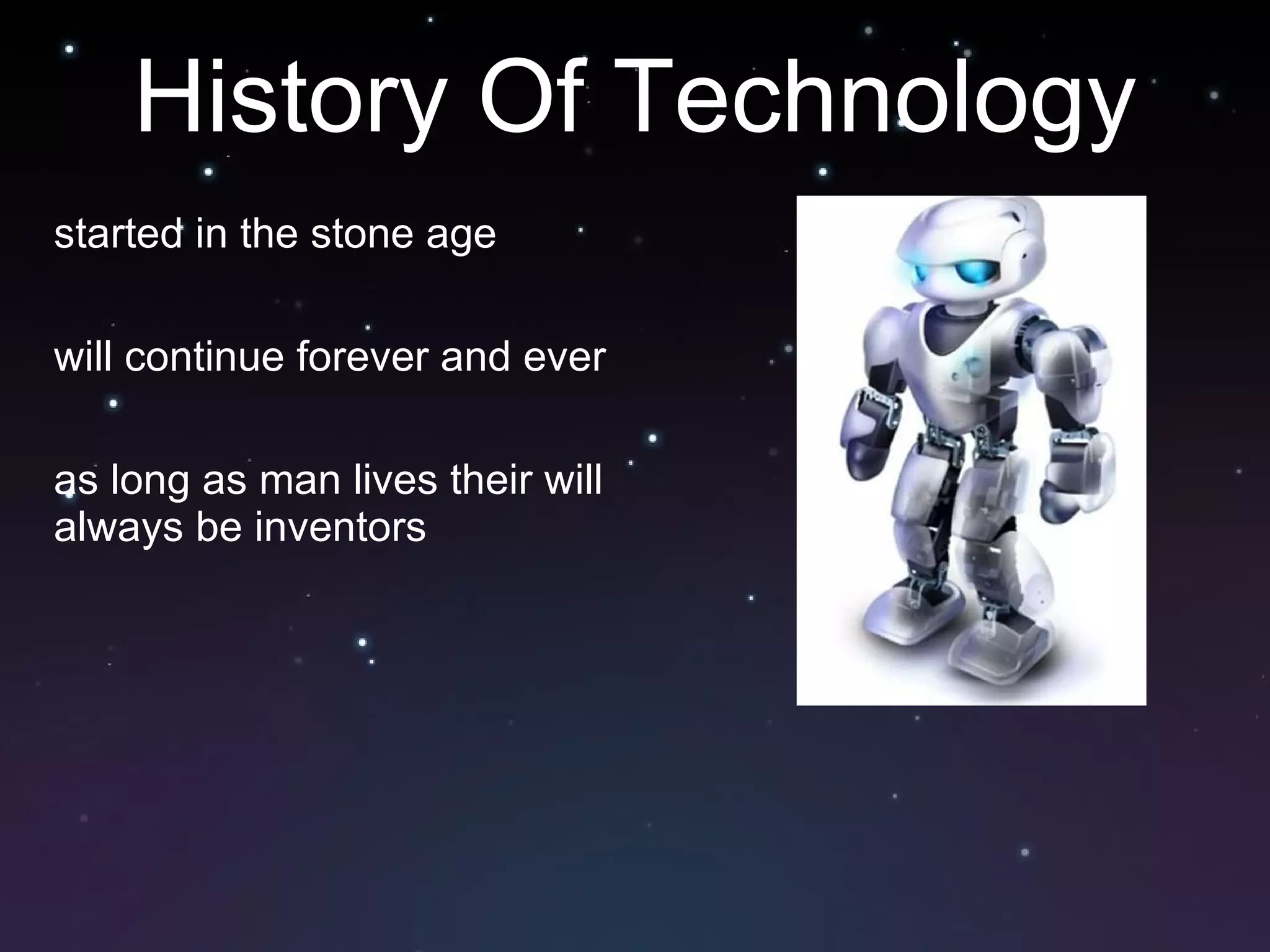 history of tech | PPT