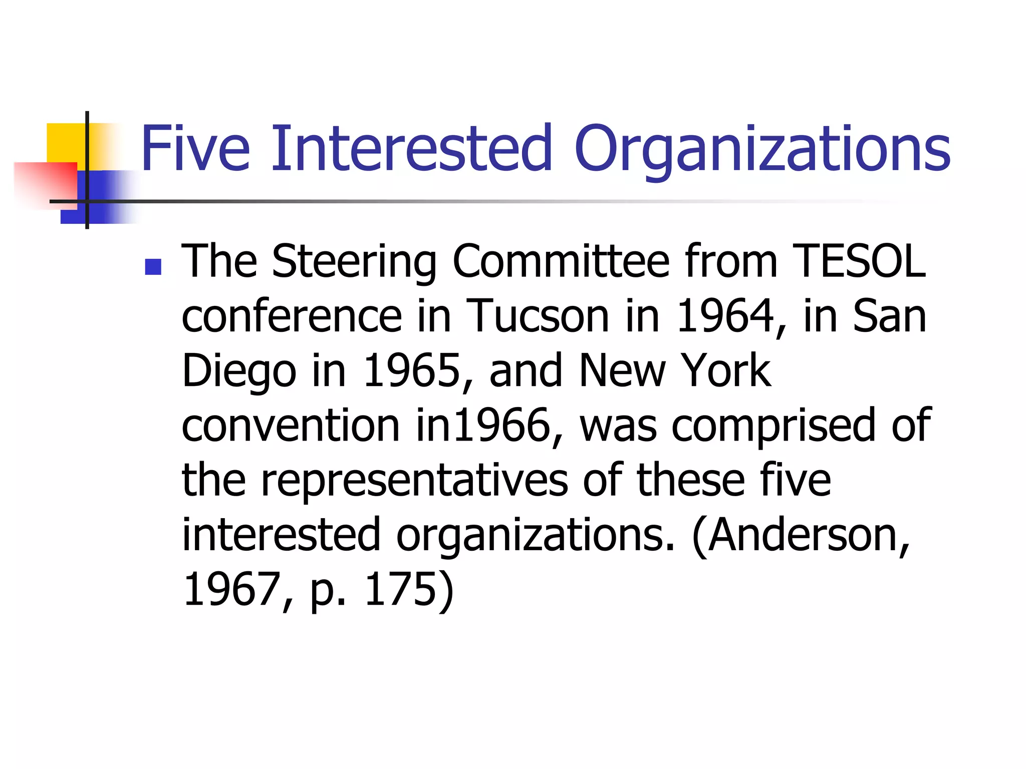 History of TESOL | PDF