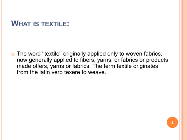 History of-textile | PPTX