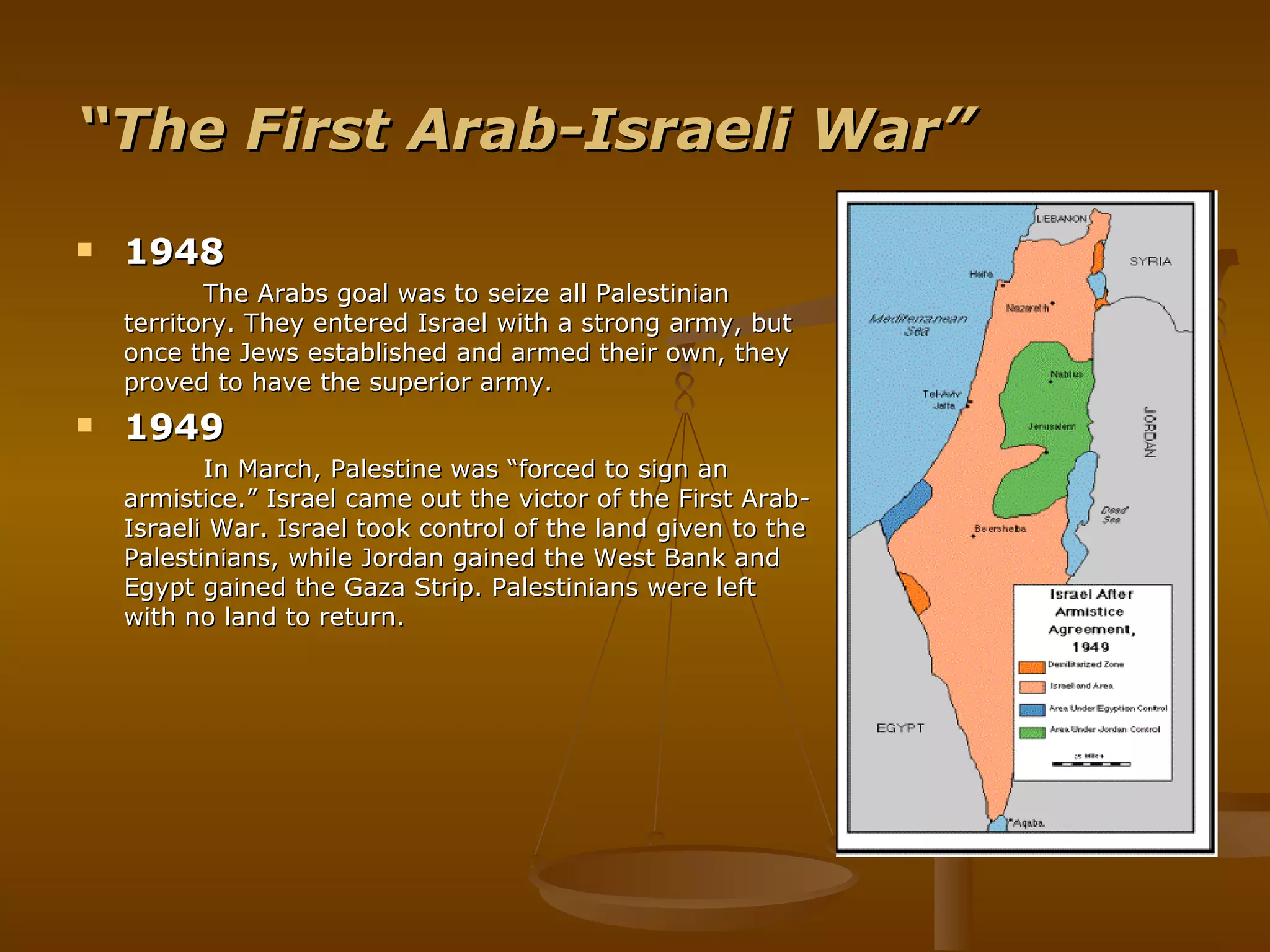 History Of The Arab Israeli Conflict | PPT