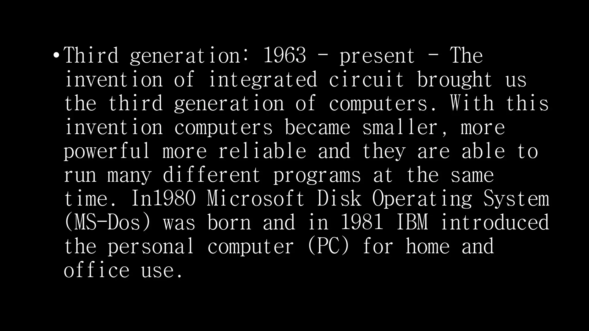 HISTORY OF THE COMPUTER-CHRIS | PPT