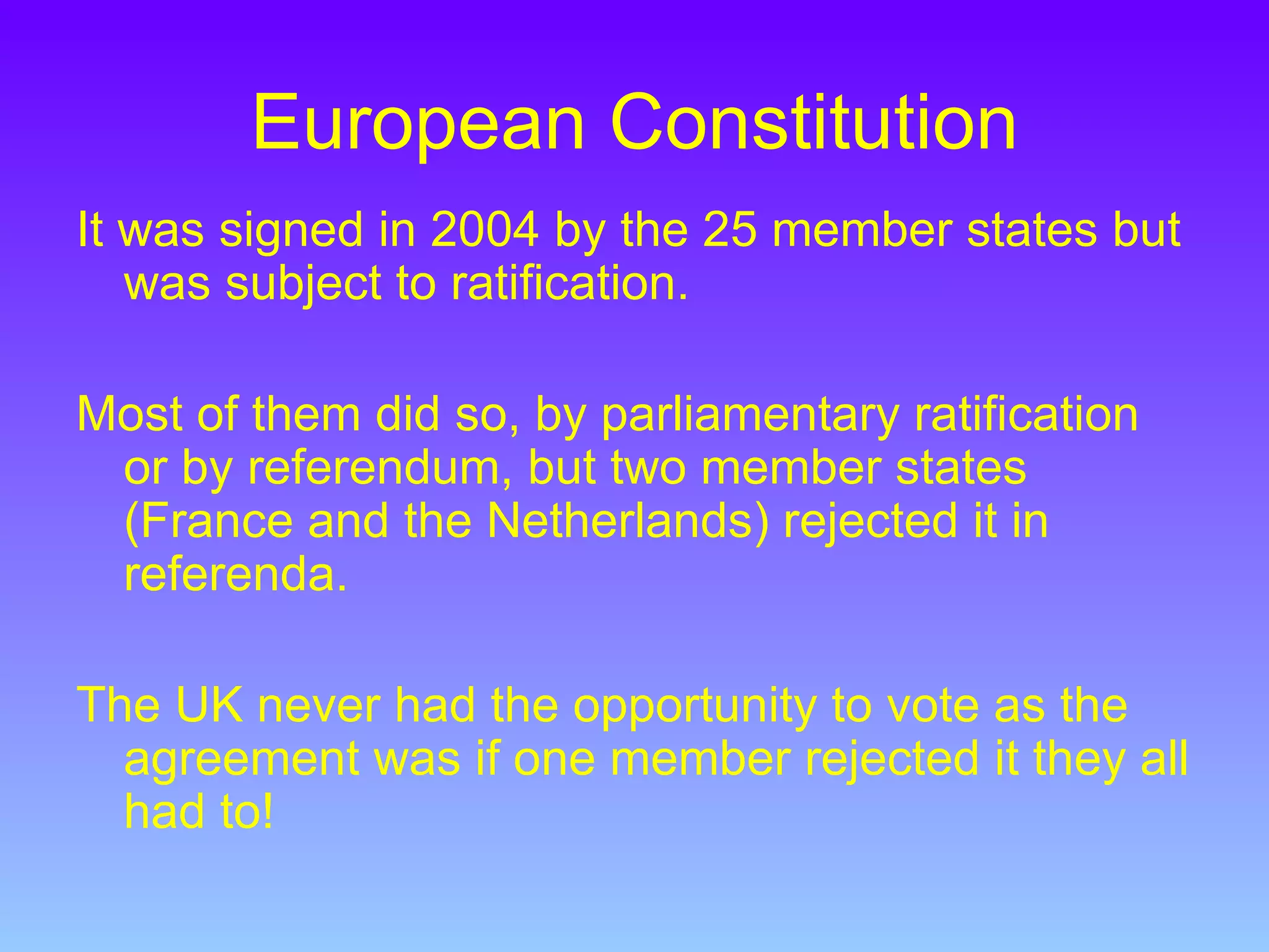 History Of The European Union | PPT