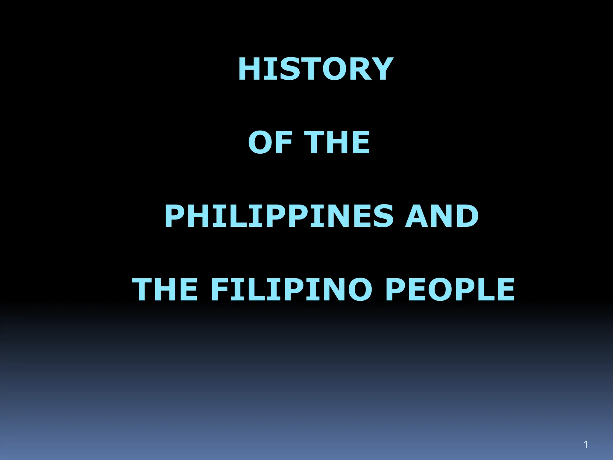 History of The Philippines Chapter 1 PPT | PPTX
