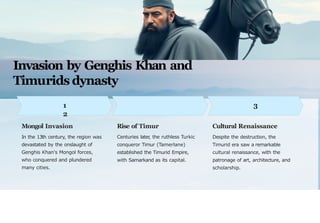 The history of Uzbekistan . The presenatiton for public speaking | PPT