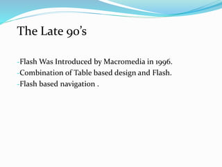 History of-web-design | PPTX