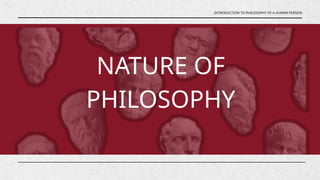 _history-philosophy of the introduction of philosophy in the human ...