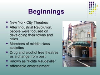 History Powerpoint-Vaudeville | PPT