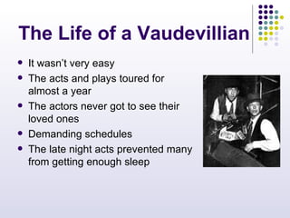 History Powerpoint-Vaudeville | PPT