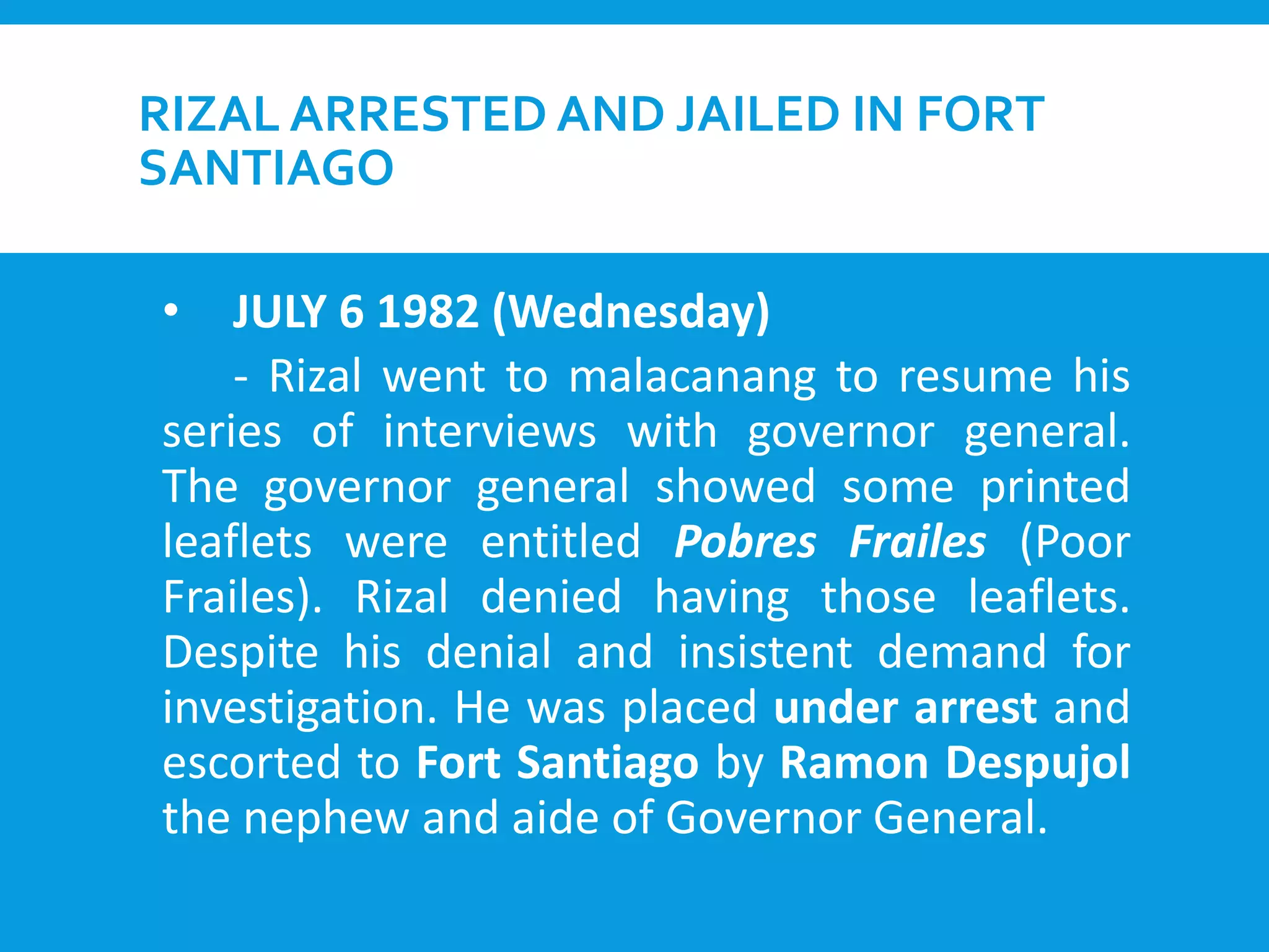 Chapter 21: Jose Rizal's Second Homecoming and La Liga Filipina | PDF