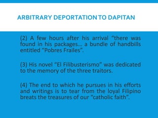 Chapter 21: Jose Rizal's Second Homecoming and La Liga Filipina | PDF
