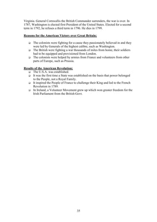 History Notes on the Age of Revolutions | PDF