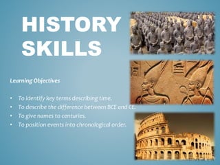 History skills chronology | PPTX