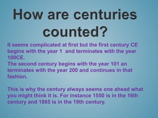 History skills chronology | PPT