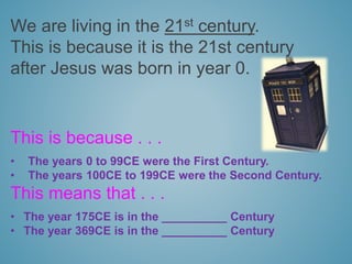 History skills chronology | PPT