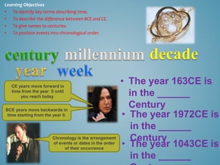 History skills chronology | PPT