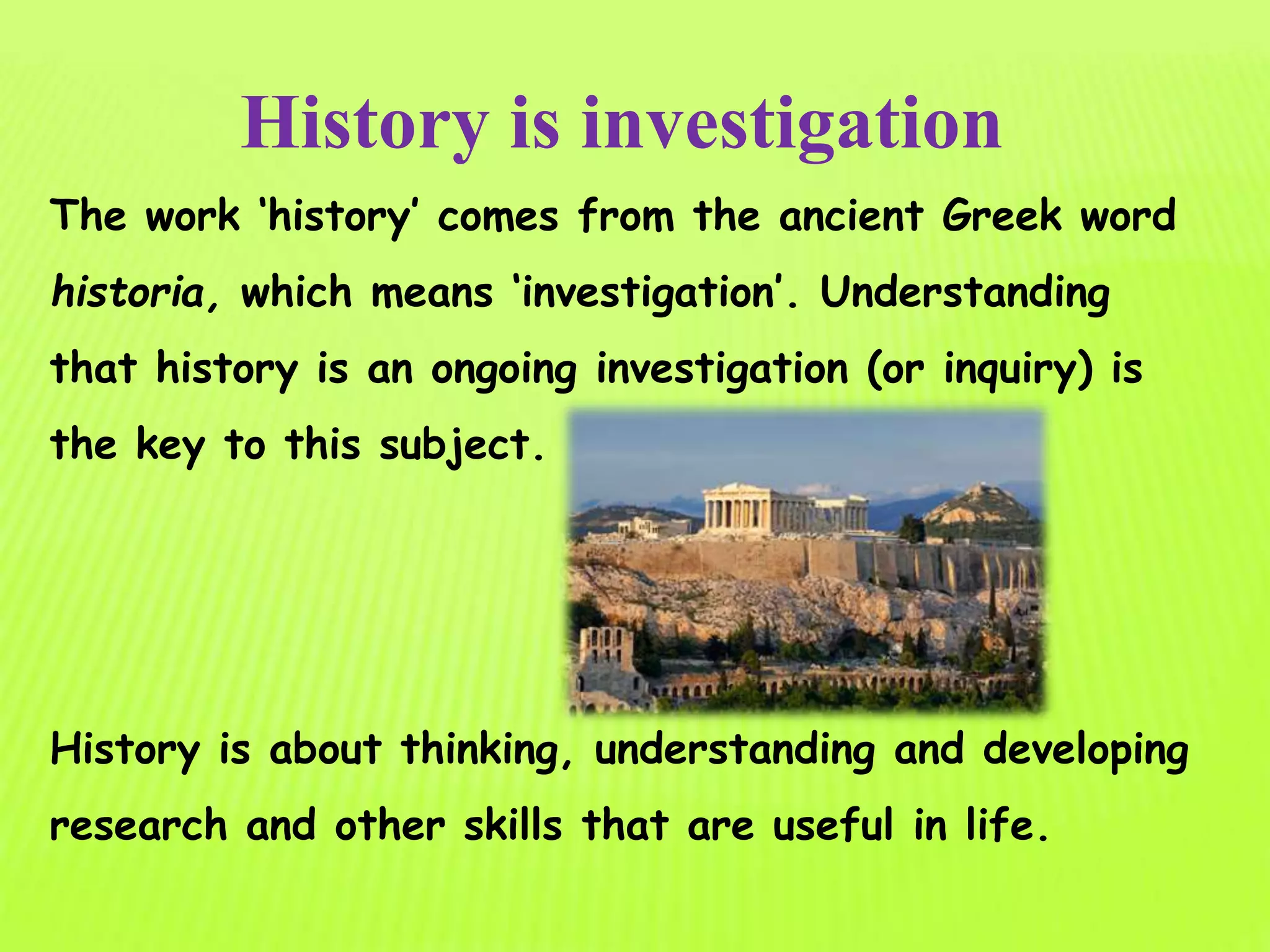 History sources archaeology primary & secondary sources | PPTX