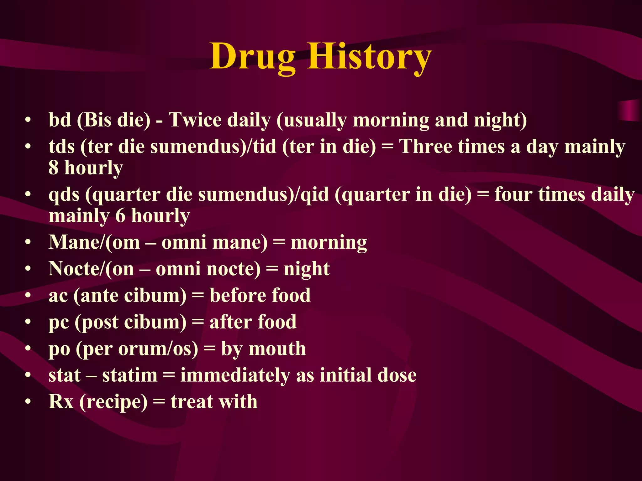 History Taking. | PPT