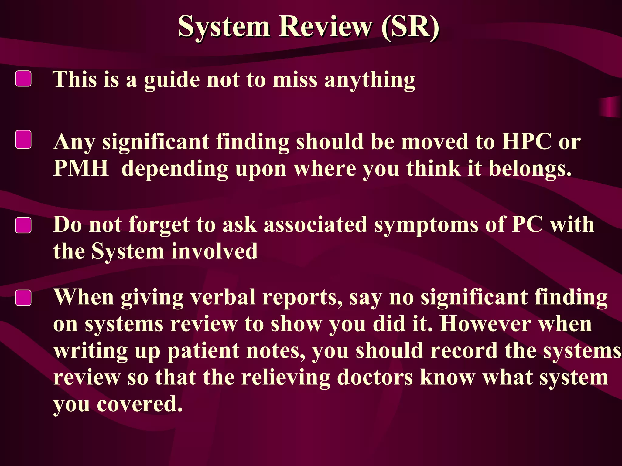 History Taking. | PPT