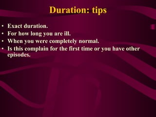 History Taking. | PPT