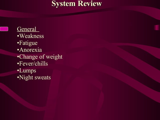 History Taking. | PPT | Infectious Diseases | Diseases and Conditions